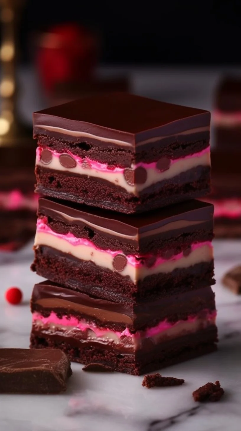 Chocolate Covered Cherry Brownies