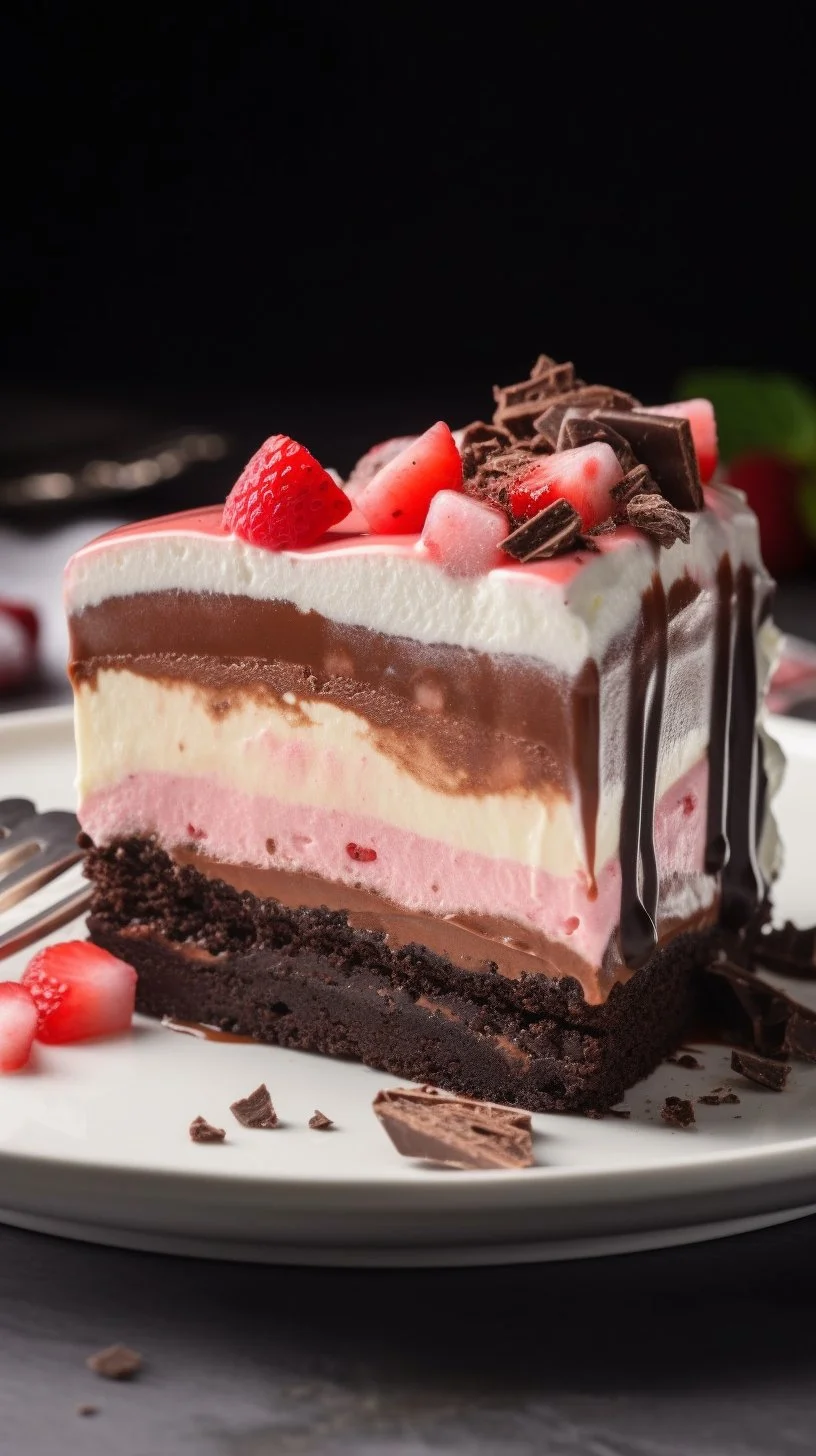 Chocolate Peppermint Lush Dessert