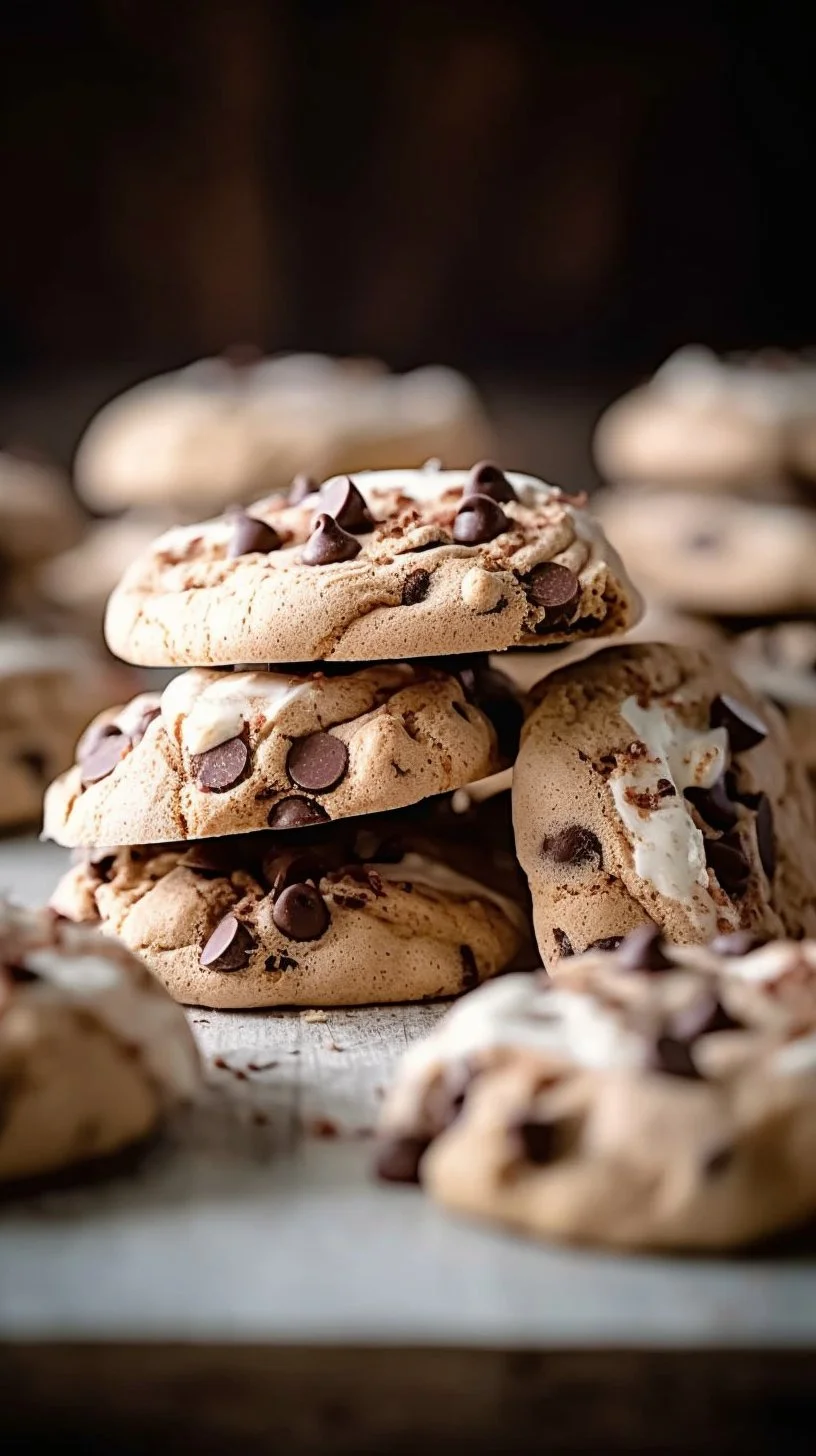 Hot Cocoa Meringue Cookies